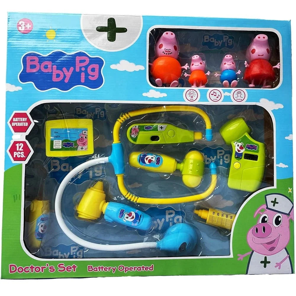 Peppa Pig Family Doctor Pretend Play Set for Kids – KEERTHI GIFTS & TOYS
