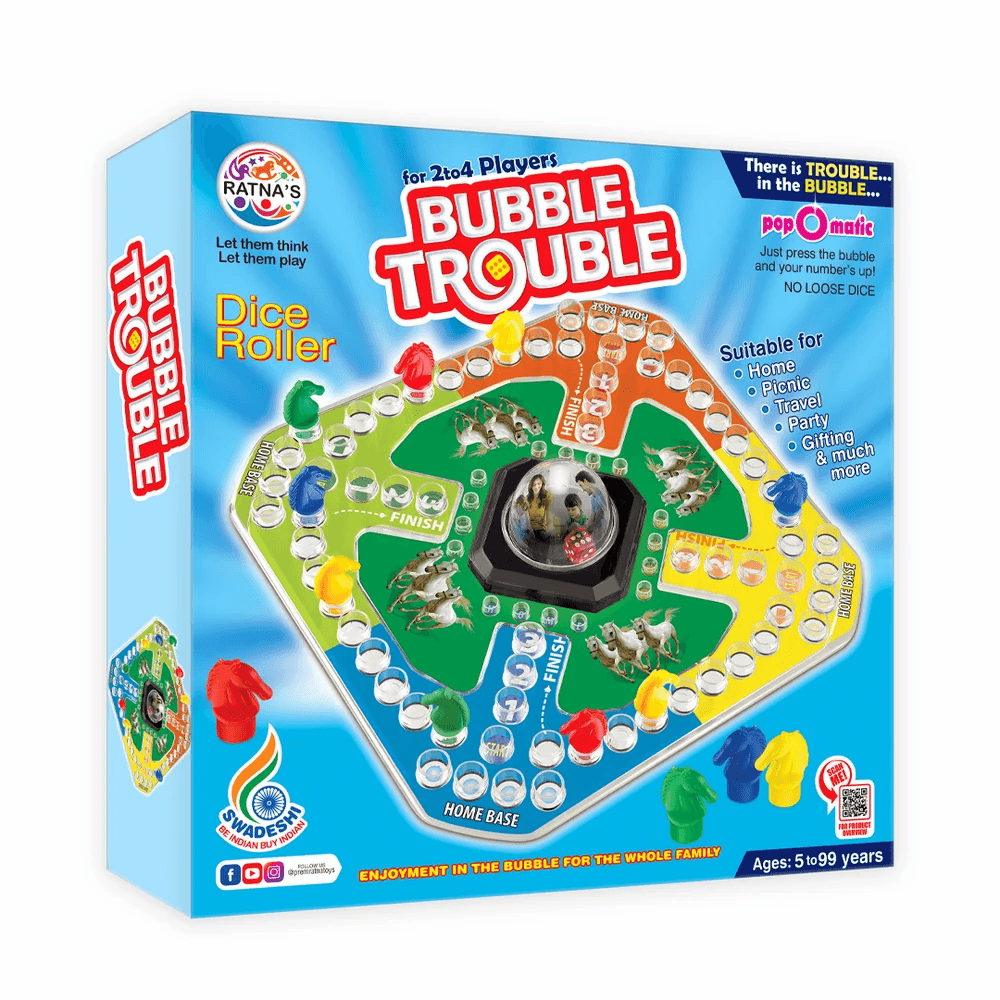 Bubble Trouble Board Game for Kids by T-Rex the Toyland – KEERTHI GIFTS ...