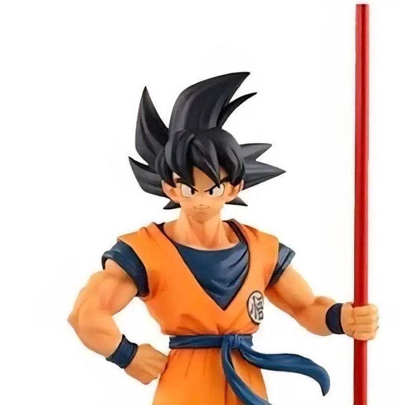 Dragon Ball Z Goku Large Action Figure with Stick Limited Edition Figu ...